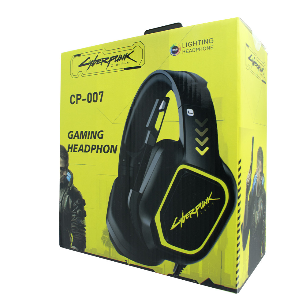 Наушники Игровые CYBERPUNK CP-007 Black — Купить Недорого на Bigl.ua (1762885572)