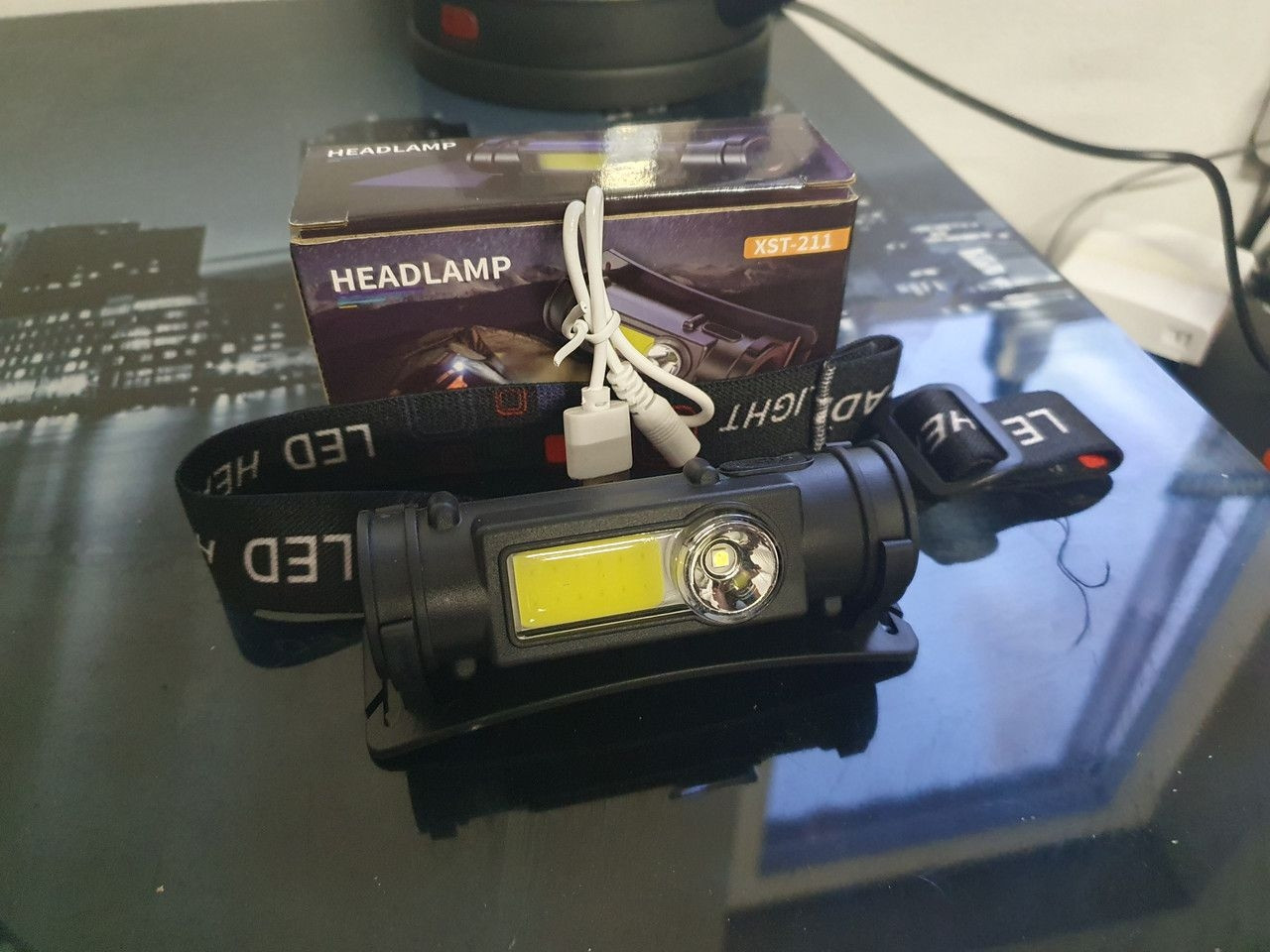 Налобный Фонарь на Аккумуляторе Headlamp XST-211 — Купить Недорого на ...