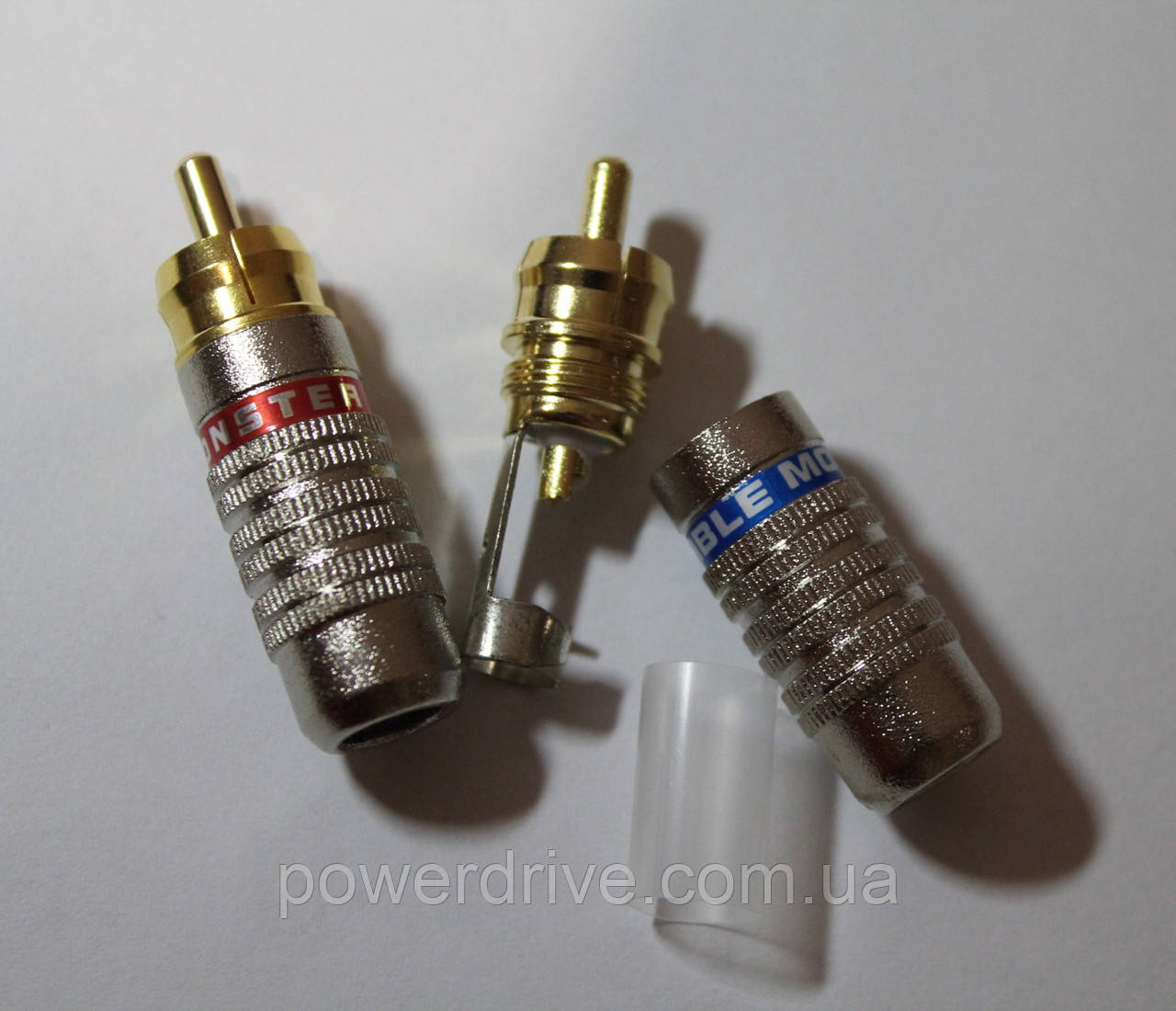 Штекер акустический разъем RCA Monster Cable (пара) Grey (ID#1763225959 ...