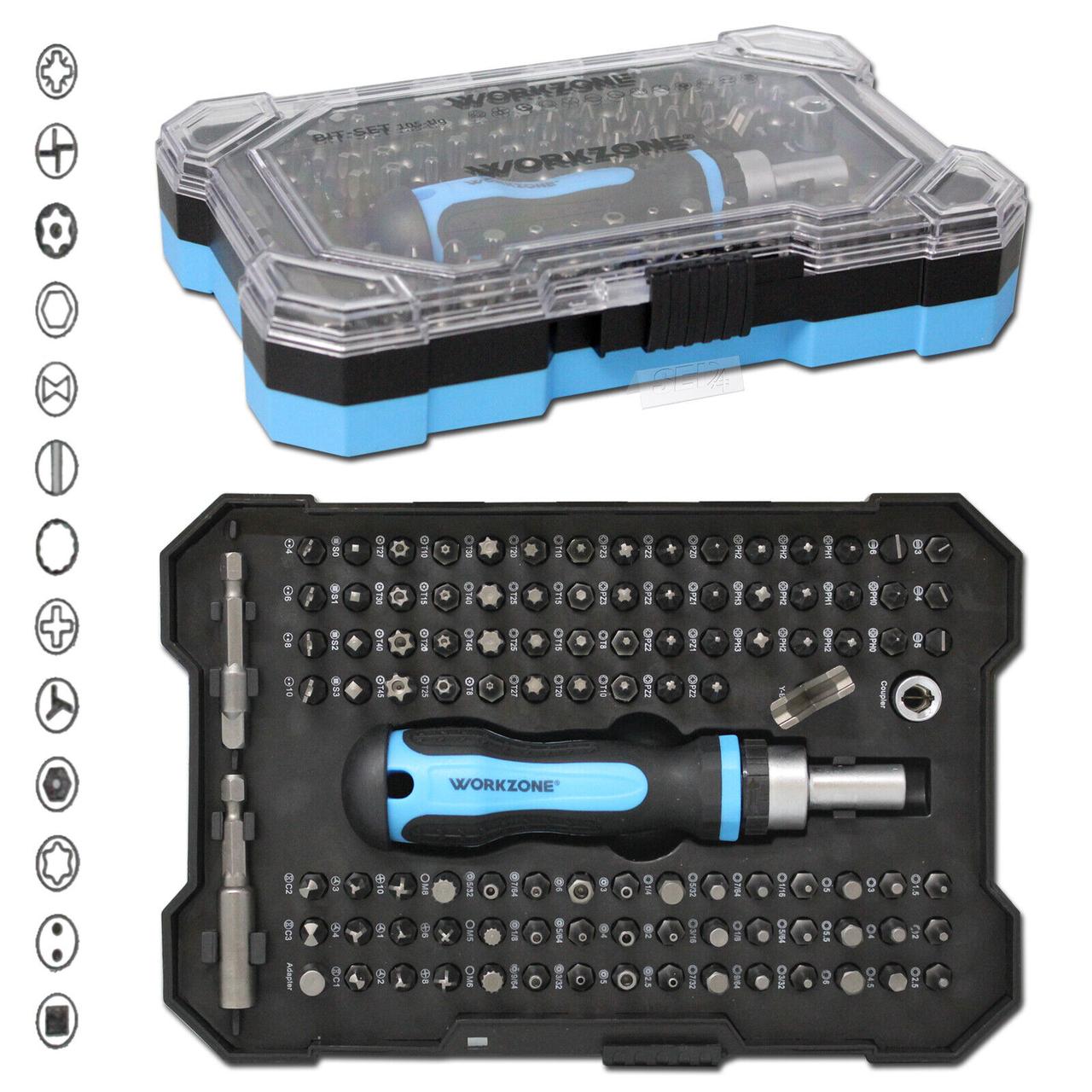 Набір біт Workzone із 105 предметів (ID#1027039907), цена: 825 ...