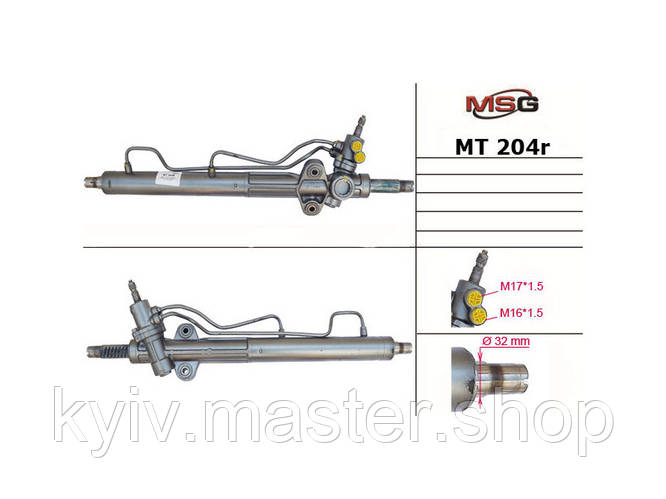 Рулевая рейка с ГУР MITSUBISHI PAJERO III Canvas Top (V60, V70) 00-06 ...