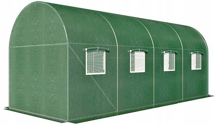 Теплица садовая 10 м² 400 х 250 см зеленая теплиця парник (ID ...