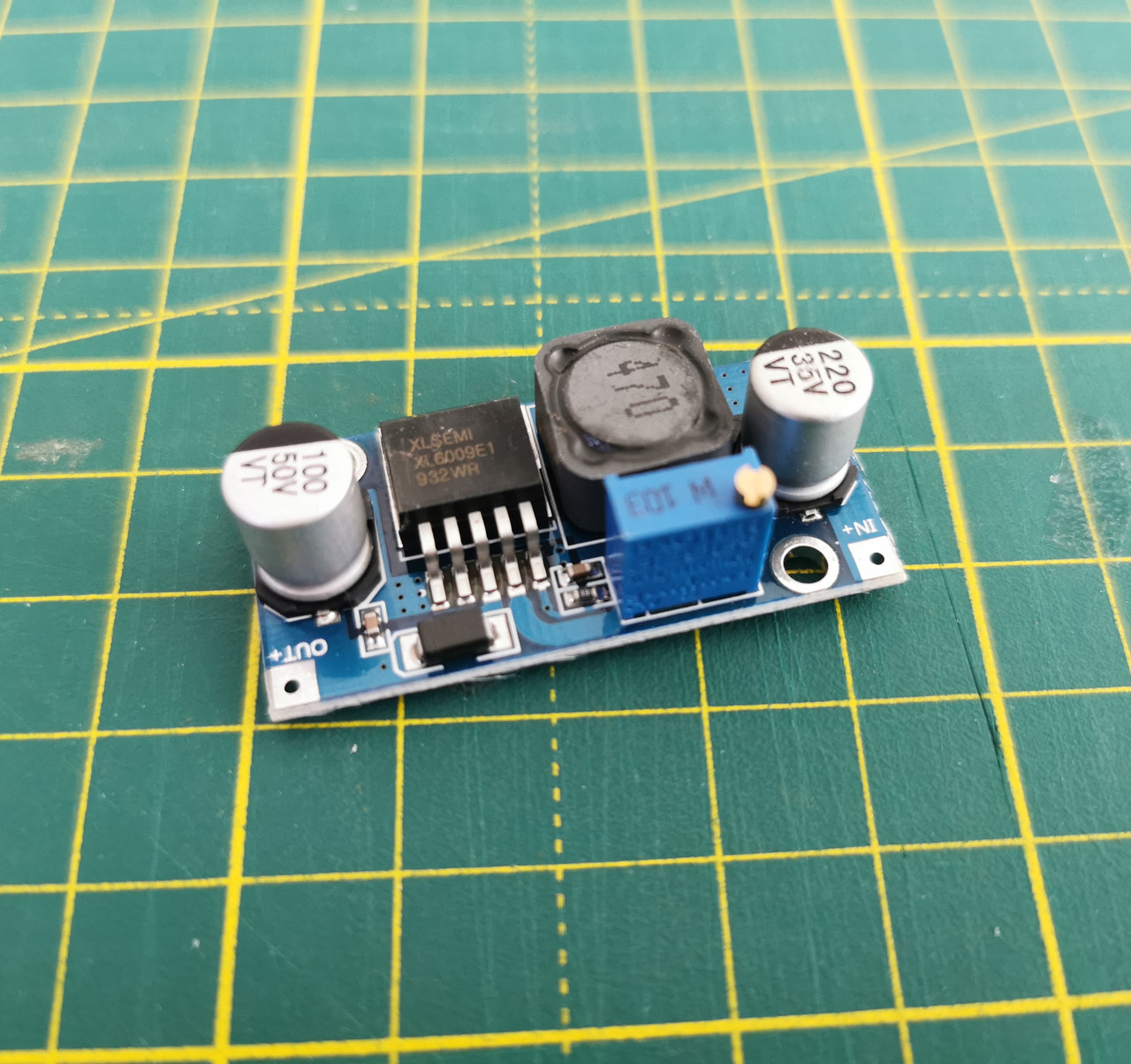 Модуль XL6009E1 DС-DC повышающий стабилизатор напряжения с регулировкой ...