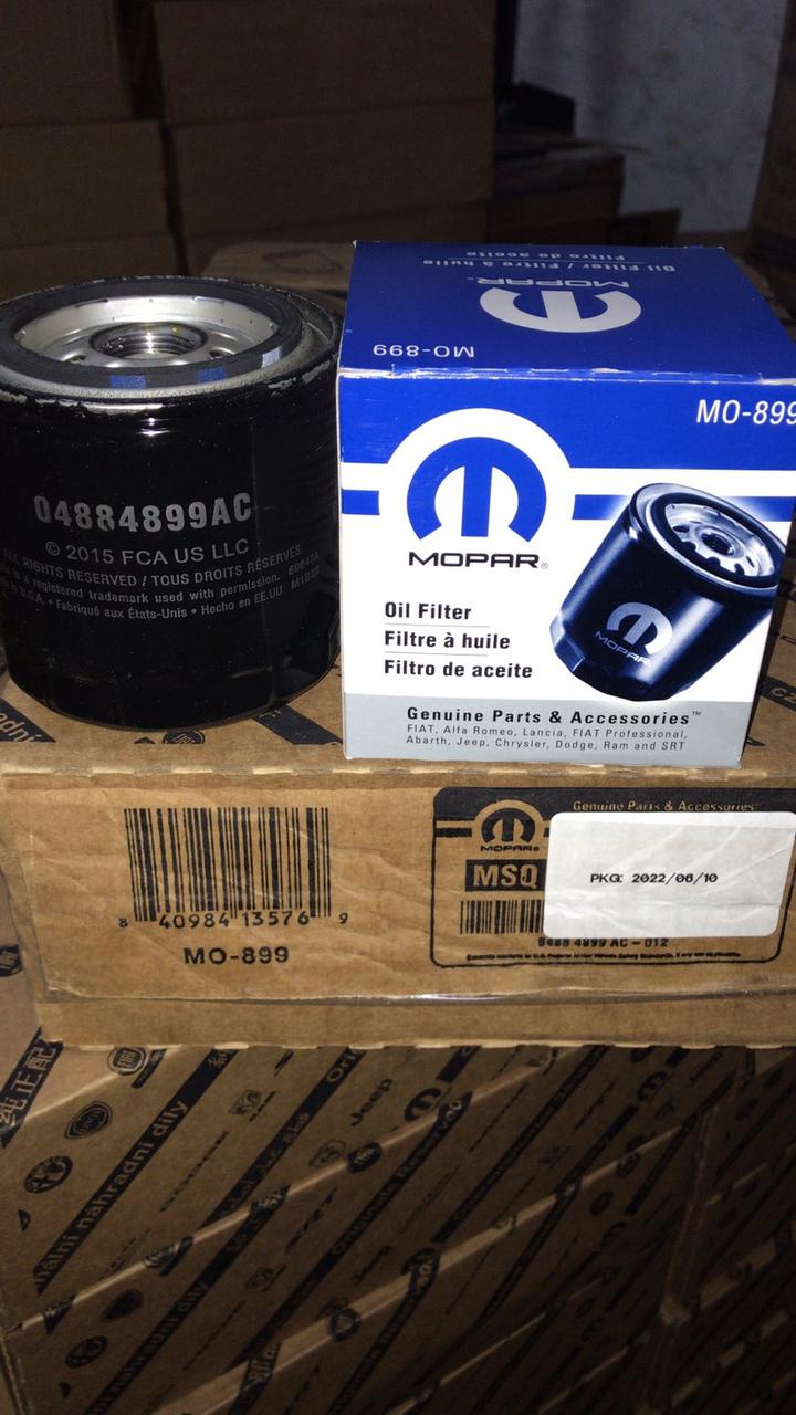 Фильтр масляний Mopar Oil Filter MO-899 CHRYSLER DODGE JEEP RAM, цена ...