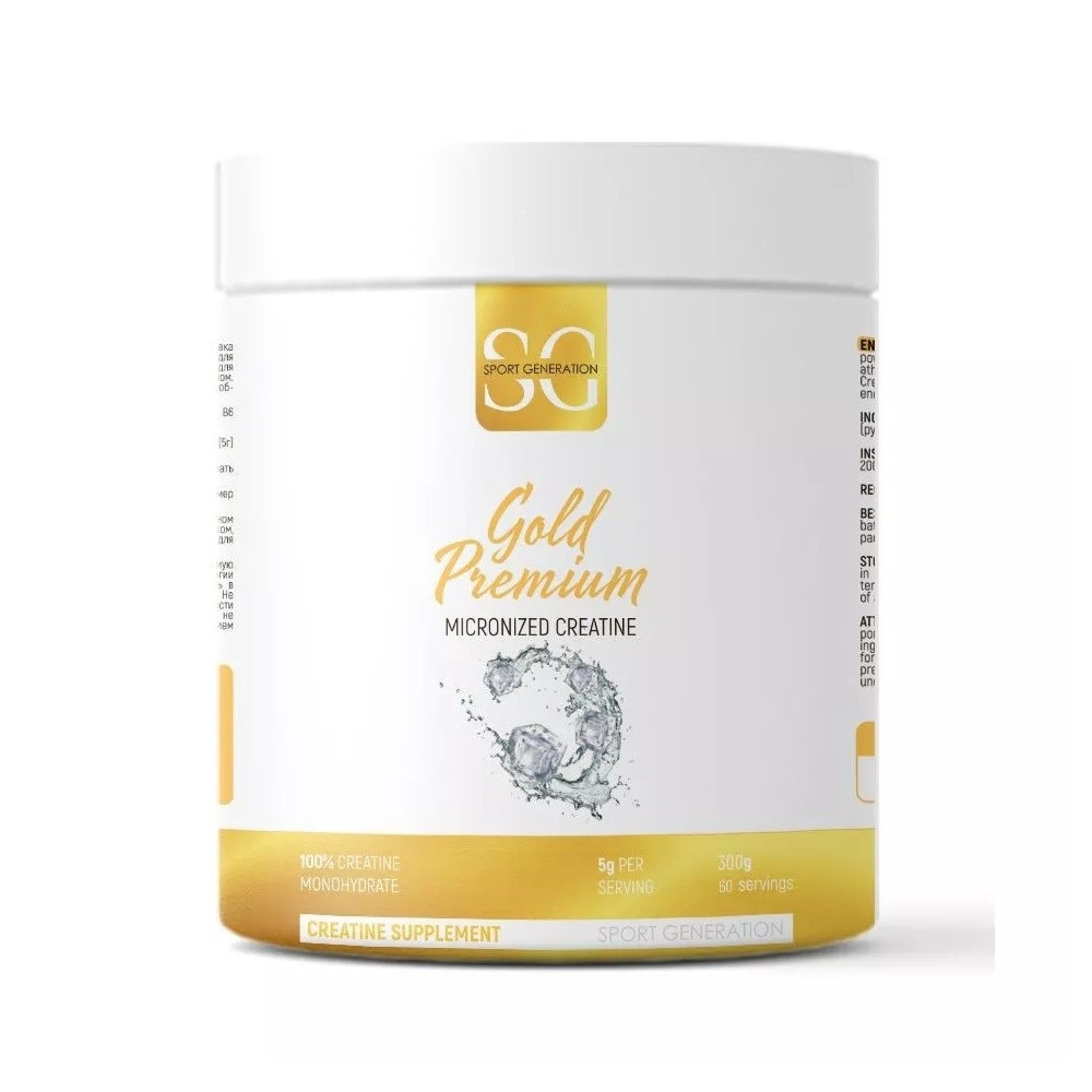 Креатин Sport Generation Gold Premium Micronized Creatine, 300 Грамм ...