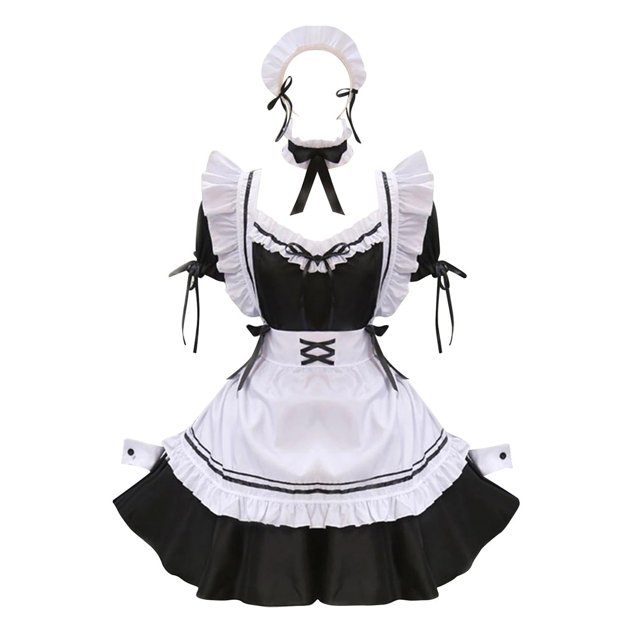 Купить Косплей костюм Горничная Версия 1 Чёрный цвет Maid Version 1