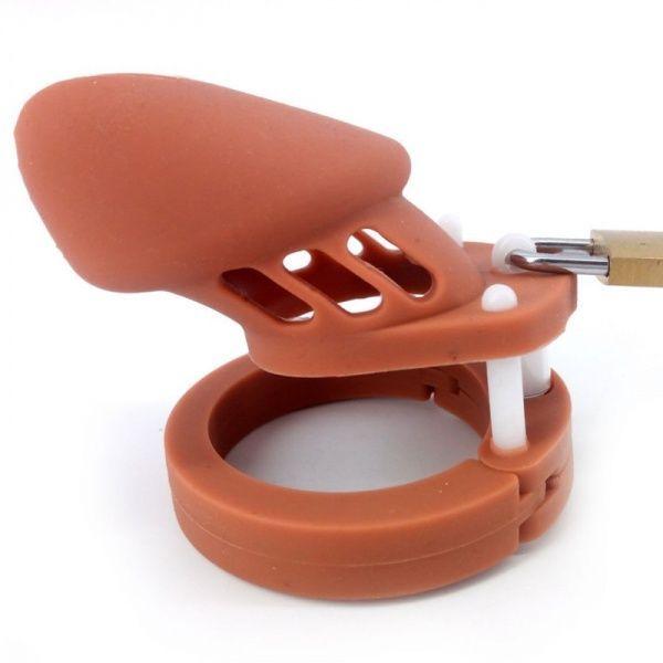 Пояс Верности Мужской Силиконовый Коричневый CB-6000S Укороченная ...