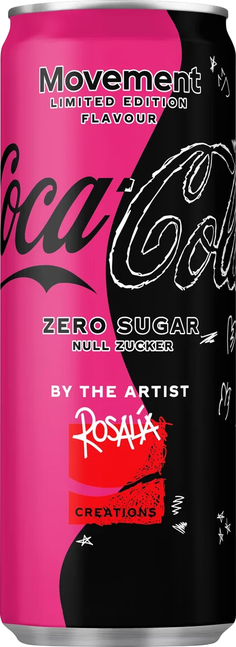 Газировка Coca-Cola Movement By Rosalia Limited Edition 250ml — Купить ...