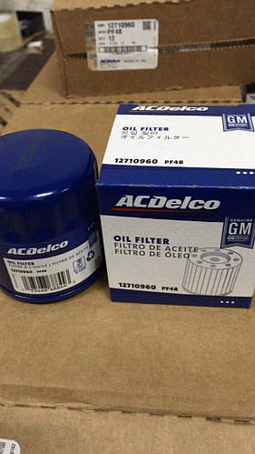 Фильтр масляный ACDelco PF48 (12710960) (ID#1763662653), цена: 410 ...