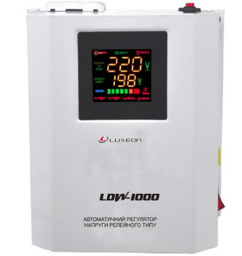 Luxeon LDW-1000 Білий стабілізатор для комп'ютера (ID#1764160593), ціна: 2180 ₴, купити на Prom.ua