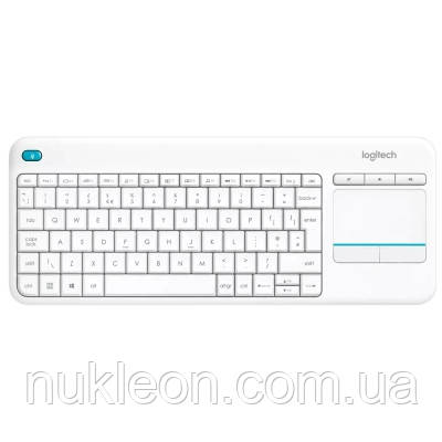 Клавиатура Logitech K400 Plus Touch Wireless UA White (920-007146 ...