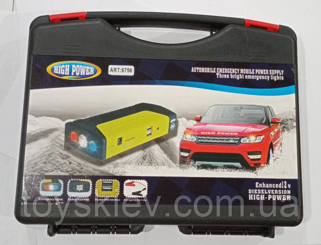 Купить Пусковое устройство авто аккумулятора Jump Starter 50800mAh 6756 ...