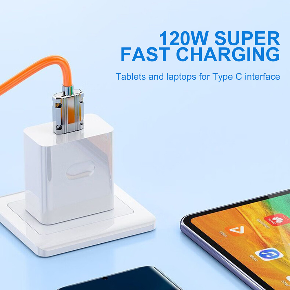 Кабель Usb Type C для быстрой зарядки 120 Вт 6 А цена 450 грн — Prom