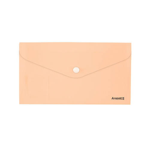 Папка - конверт на кнопці Axent Pastelini, персикова 13х25см. 1414-42-A (ID#1764498611), ціна ...