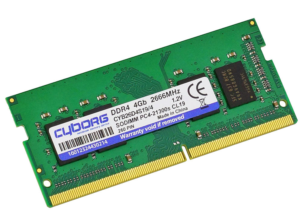 Sodimm Ddr4 2666 4gb оперативна память для ноутбука Pc4 21300 Cyborg