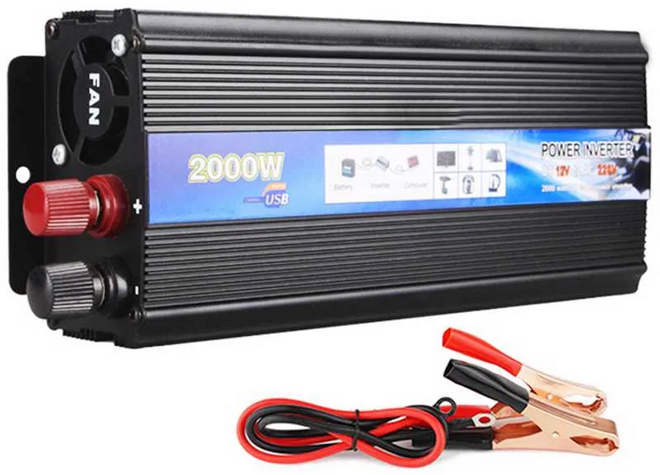 Купить Преобразователь напряжения 12V в 220V. Инвертор 2000W., цена ...