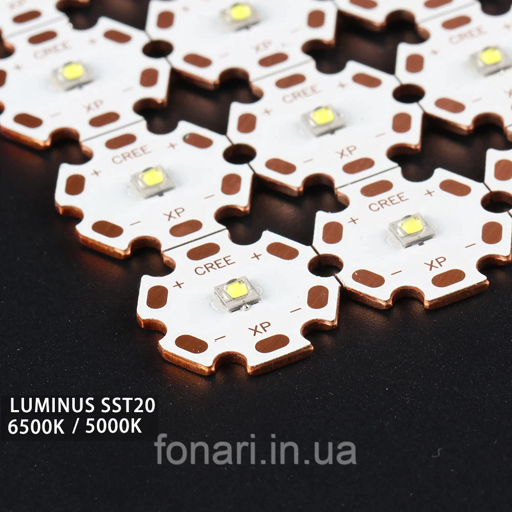 Купить Светодиод Luminus SST20 6500K на медной подложке 20мм в Кривом ...
