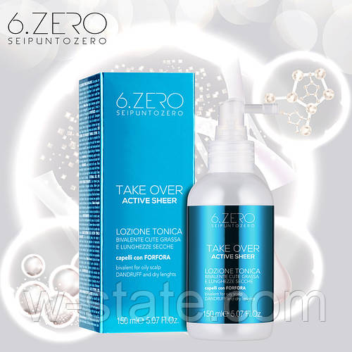 Take Over ACTIVE SHEER Лосьон бивалентный тонизирующий для волос ...