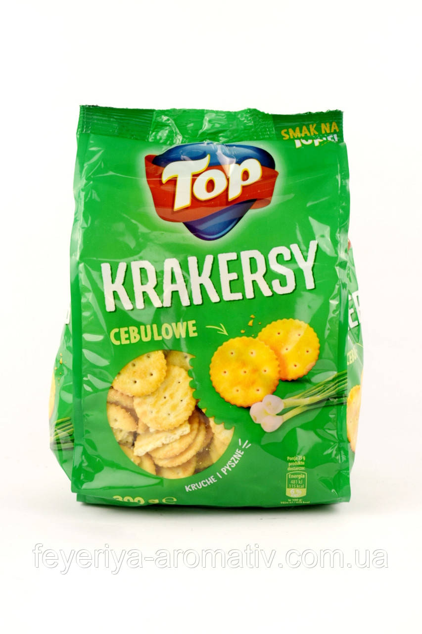 Купить Печенье крекер Top Krakersy cebulowe 300g (Польша), цена 55 ...