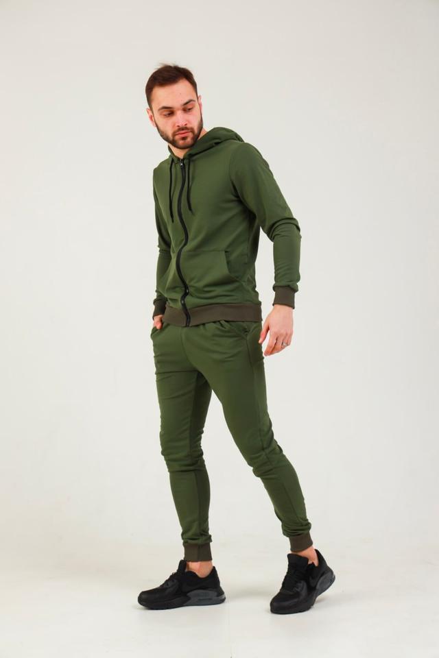 Мужской костюм хаки на змейке, цена 1020 грн — Prom.ua (ID#1765290100)