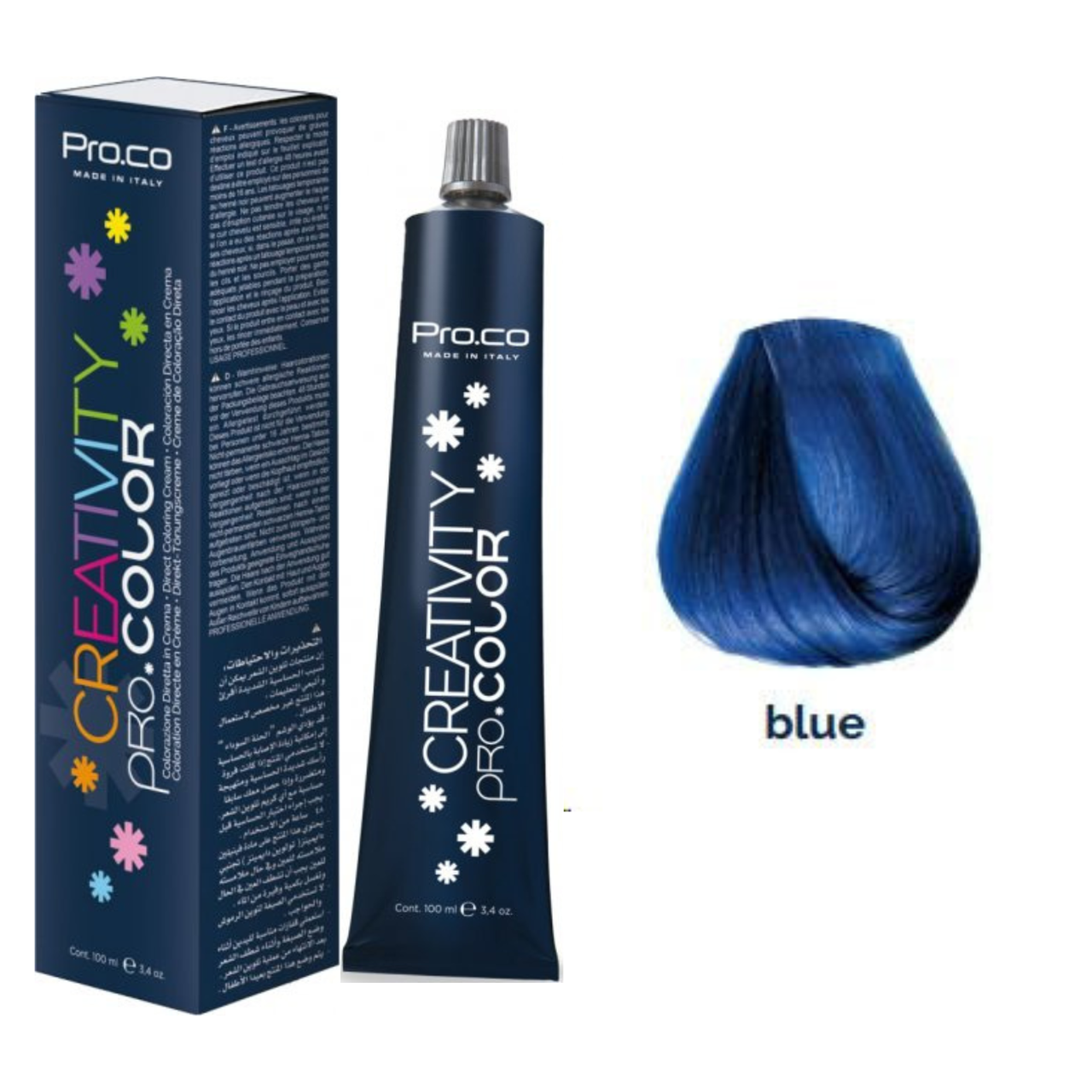 Фарба для волосся Pro.Color Creativity Blue 100 мл - купить BROOKLYN