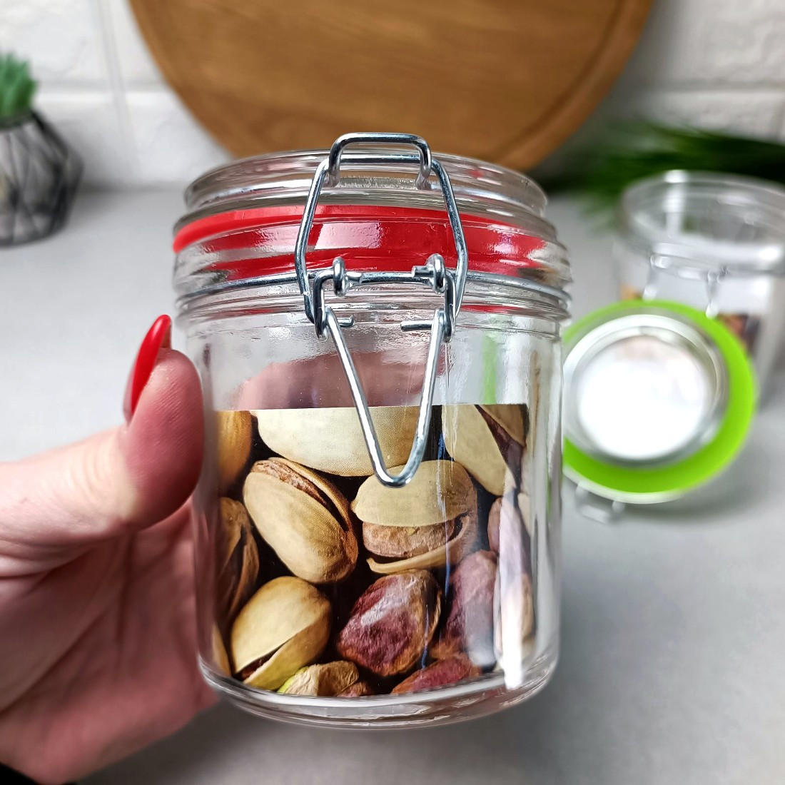 Скляна банка з бугельним замком 300мл ціна купити в Україні від компанії «Посуд Сервіс [id