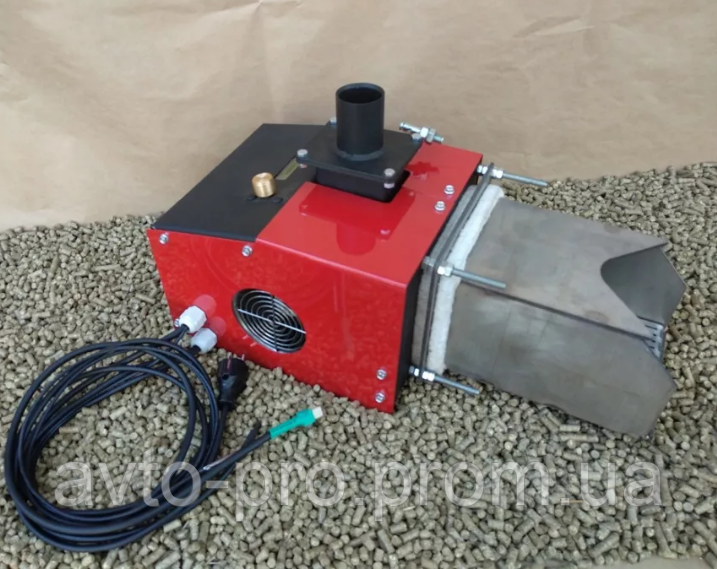 Купить Автоматическая пеллетная горелка в котел 20 кВт Altair Работает ...