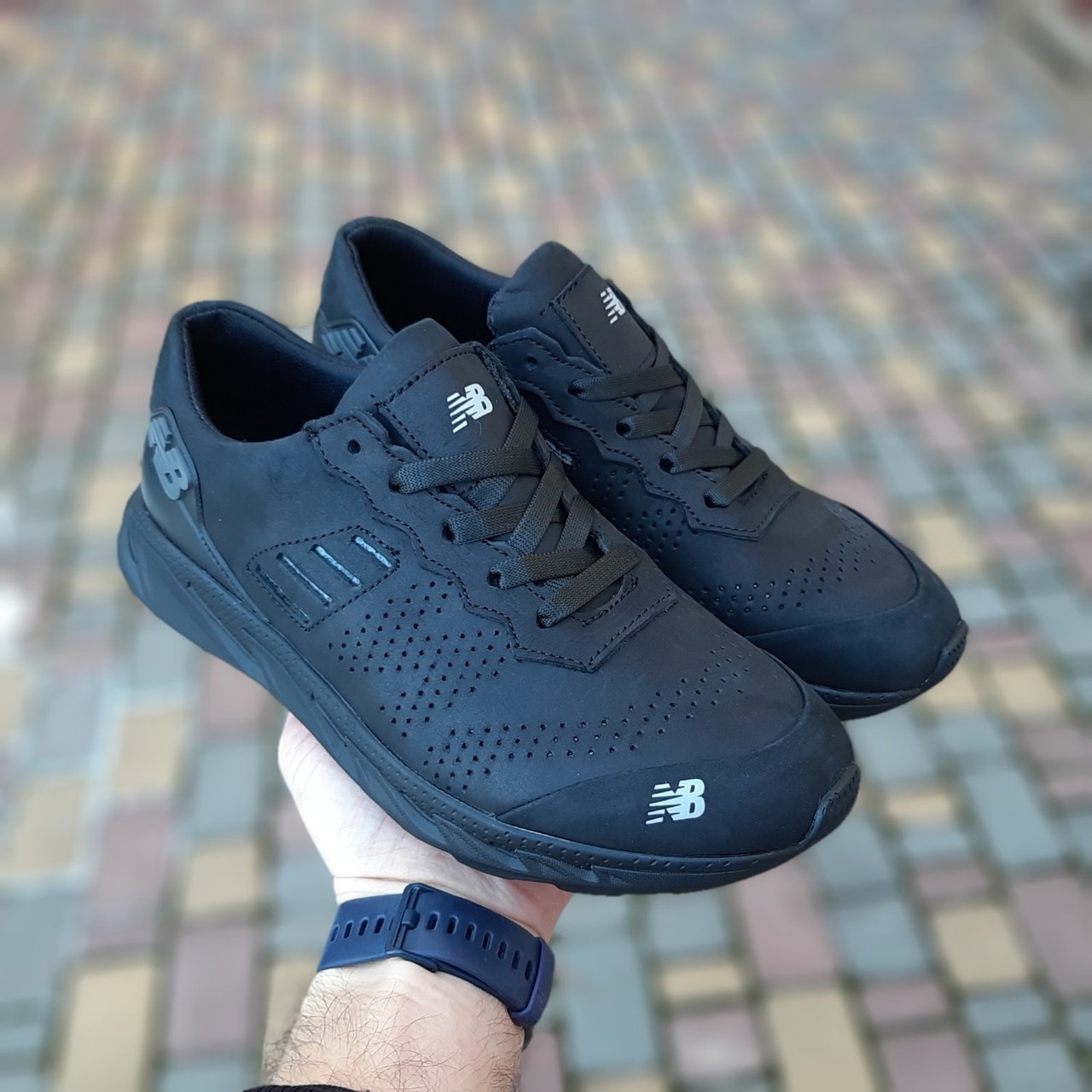 Купить Нью Баланс Весенние кроссовки мужские черные New Balance ...