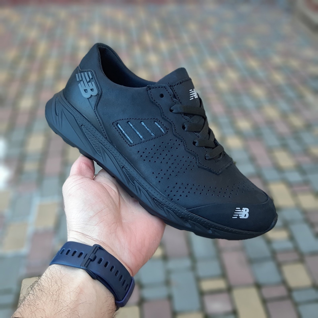 Купить Нью Баланс Весенние кроссовки мужские черные New Balance ...