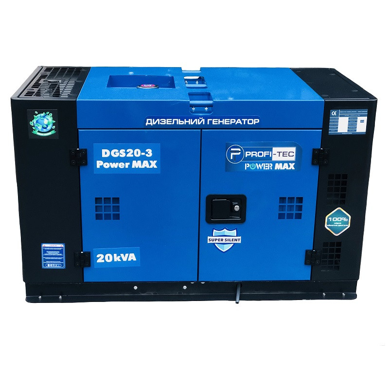 Купить Дизельный генератор PROFI-TEC DGS20-3 Power MAX 20кВА/16кВт ...