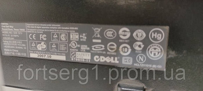 Б/У Монитор Dell E178FPv 17" (ID#1765960483), цена: 500 ₴, купить на ...