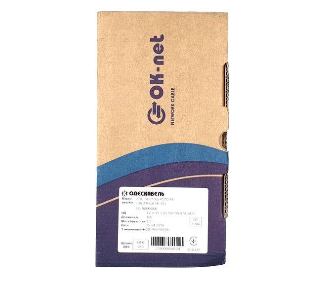 Ok Net 4 2 0 49 КПВ ВП 100 мідь 305м Кабель кручена пара Utp кат 5е Id 1765966385 цена