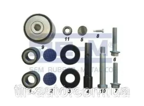 Купить Рк стаб кабіни DAF XF 106 ЛІВИЙ - SEM15048 - 2139625 - 1901900 ...