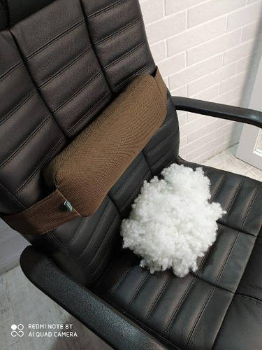 Ортопедическая подушка под спину для сиденья офисного кресла. EKKO ...