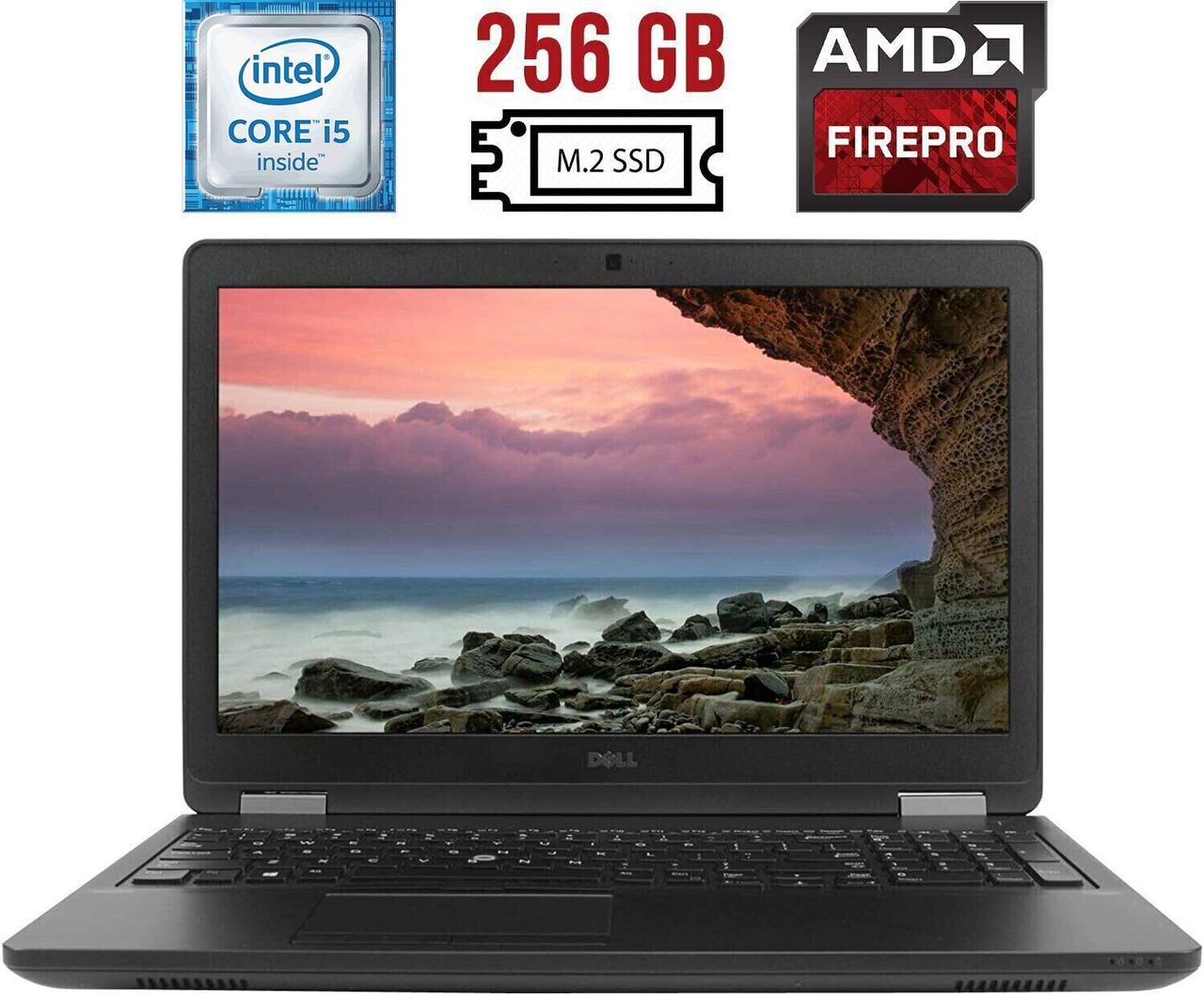 Ноутбук Dell Precision 3510 /15.6"/ Core i5-6300HQ/ 16GB DDR4/ 256GB SSD M.2 NEW /FirePro W5130M ...
