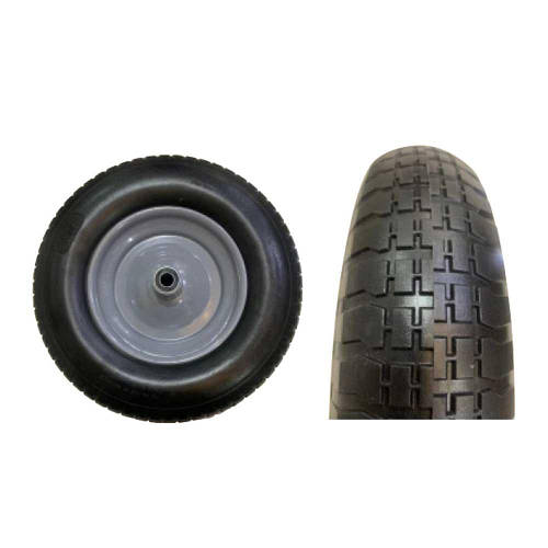 Купить Колесо для тачки бескамерное полиуретановое 14" (3.50-8) 360× ...