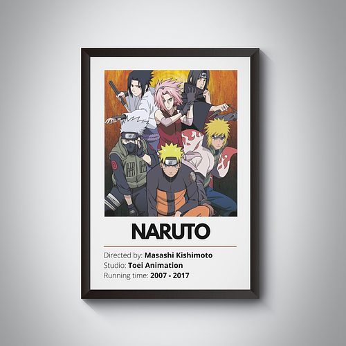 Постер аніме Naruto / Наруто (Саске, Какасі) (ID#1679778160), ціна: 65 ...