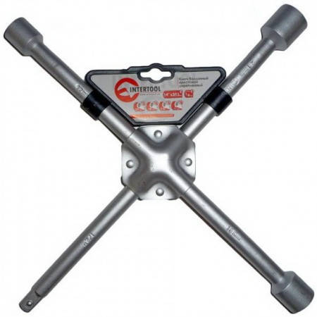 Ключ баллонный крестообразный Intertool 1/2 х 17 х 19 х 21 мм (усиленный) (шт.) (ID#1766566688 ...