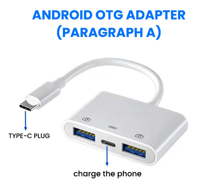 Заказать Type-C USB OTG HUB, з заряджанням, на 2 пристрої с доставкой ...
