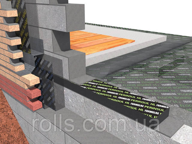 FOAMGLAS PERINSUL HL h50мм. піноскло утеплювач гідроізоляція під несучі ...