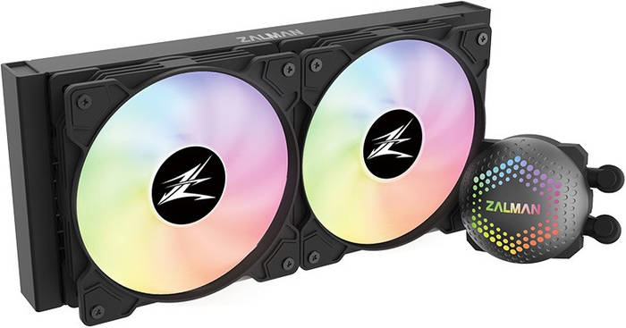 Zalman Система жидкостного охлаждения ALPHA 24 BLACK, LGA1700, 2066 ...