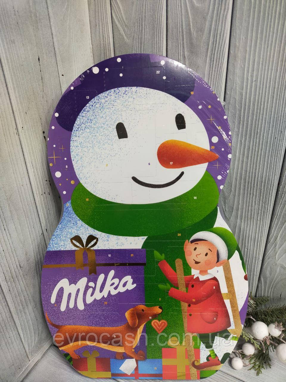Купить Адвент календар Milka сніговик 236гр, цена 494 грн — Prom.ua (ID ...