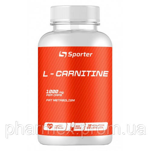 L- Carnitine 1000mg - 60 Капс — Купить Недорого на Bigl.ua (1767087905)