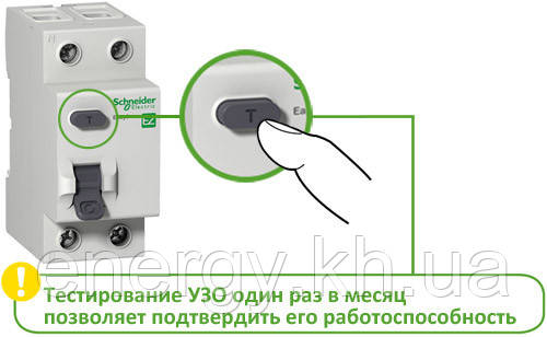 Устройство защитного отключения (УЗО) Easy9 EZ9R64440, 4P 40А 300мА ...