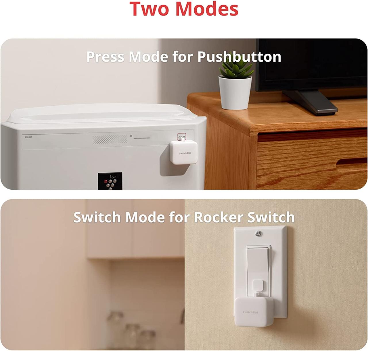 Купити SwitchBot Smart Switch Button Pusher без проведення, програми Bluetooth або керування тай ...