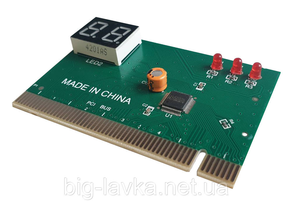 Купить PCI POST- карта анализатор неисправностей ПК, цена 197.60 грн ...