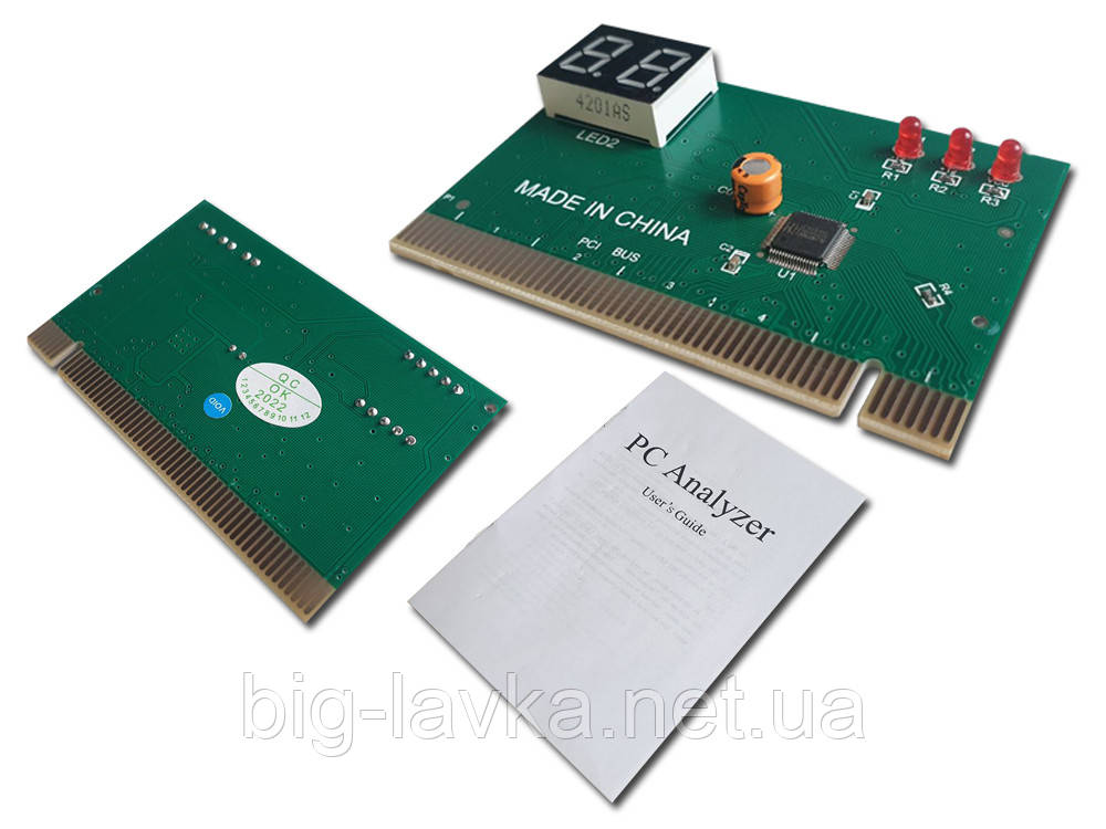 Купить PCI POST- карта анализатор неисправностей ПК, цена 197.60 грн ...