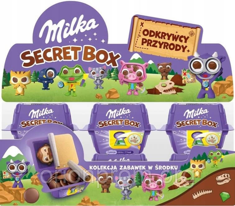 Купить Коробочка-сюрприз Milka Secret Box Исследователи природы, цена ...