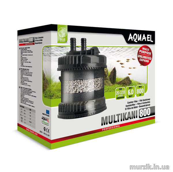 Внешний Фильтр для Аквариума Aquael Multikani 800 20-320 Л ...