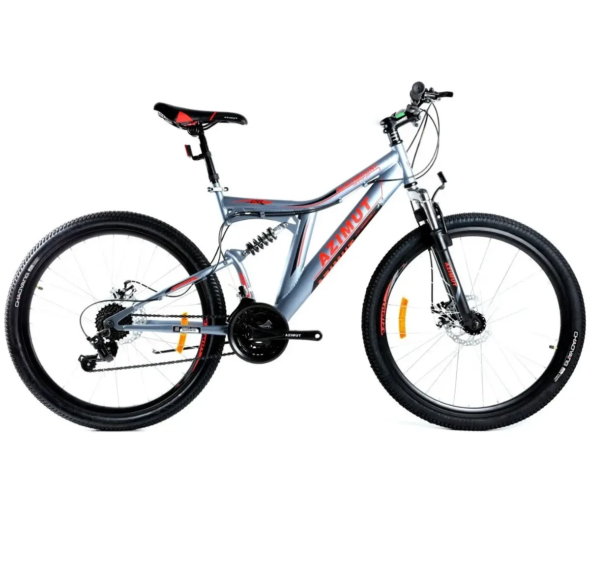 Горный Велосипед 24 Дюйма Размер Рамы 16" Azimut Blackmount GFRD Серо ...